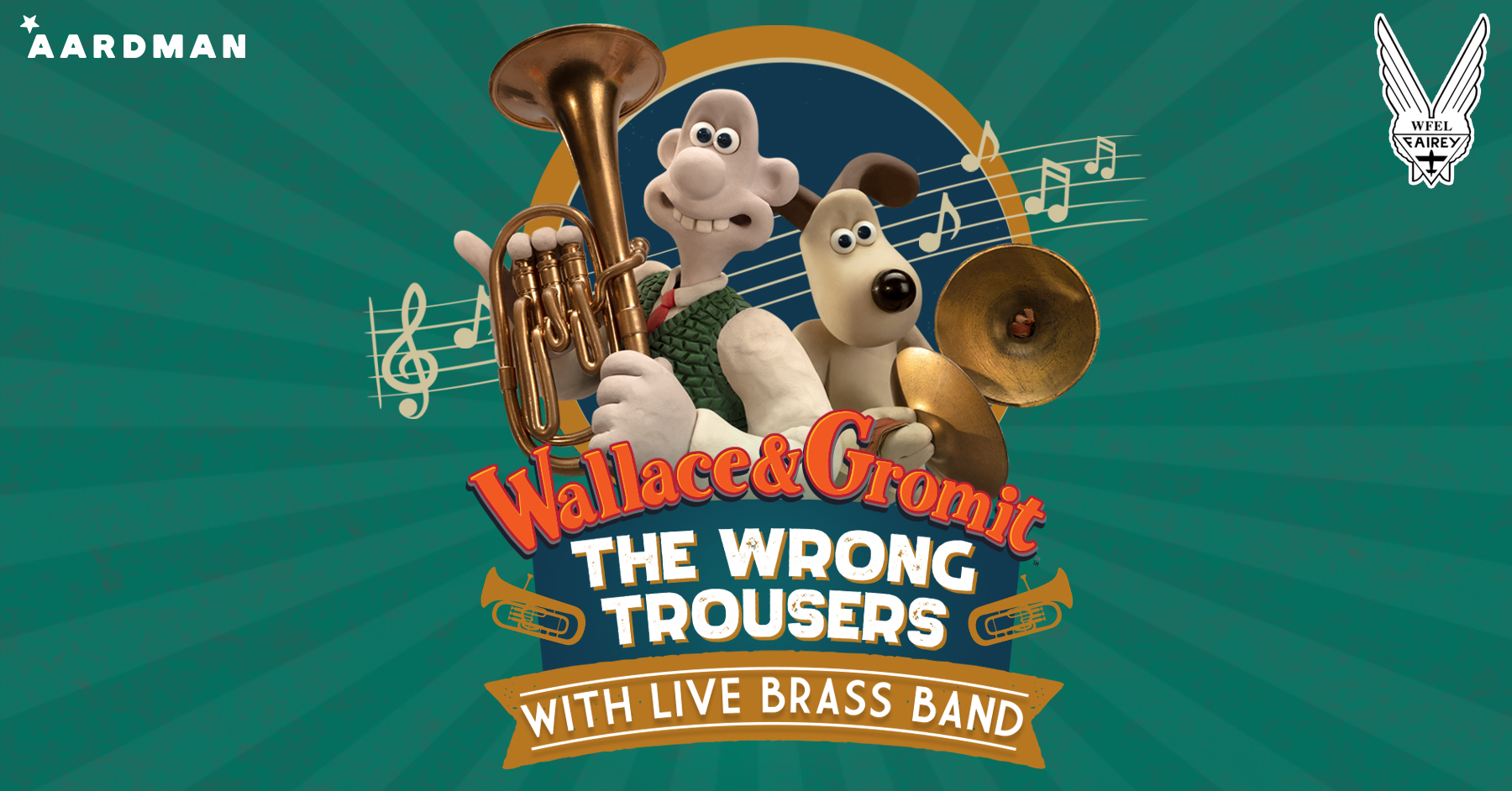 Wallace & Gromit: The Wrong Trousers with Live Brass Band – Cert U